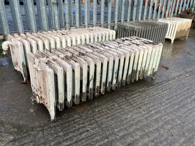 Squat radiators