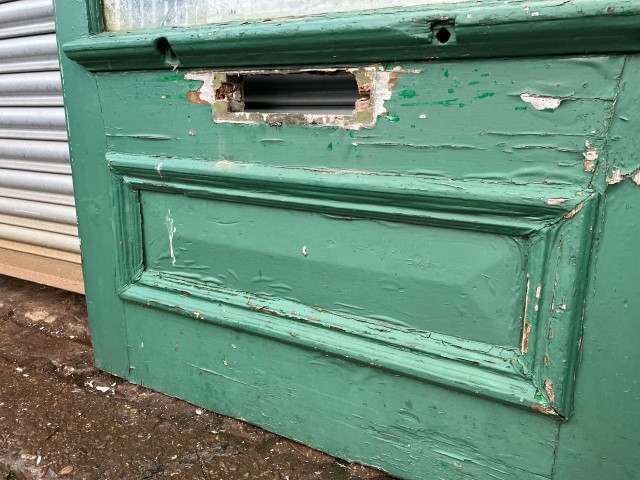 Victorian shop door
