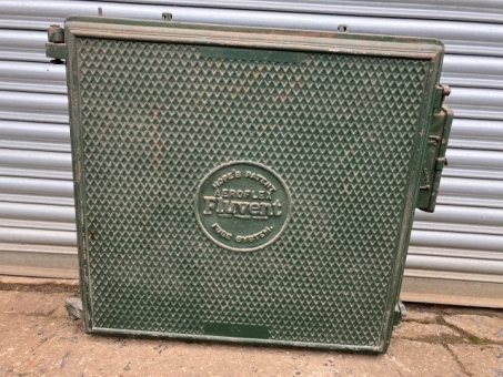 Vintage cast iron fuse box