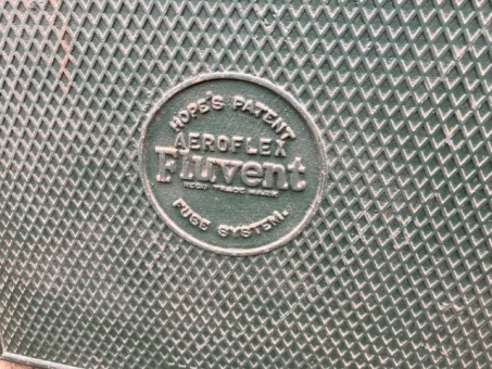 Vintage cast iron fuse box